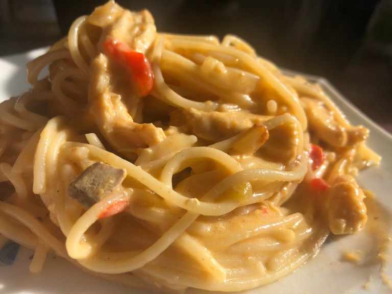 Cheesy Chicken Spaghetti Recipe. The Ultimate Comfort Food – Beauty and ...